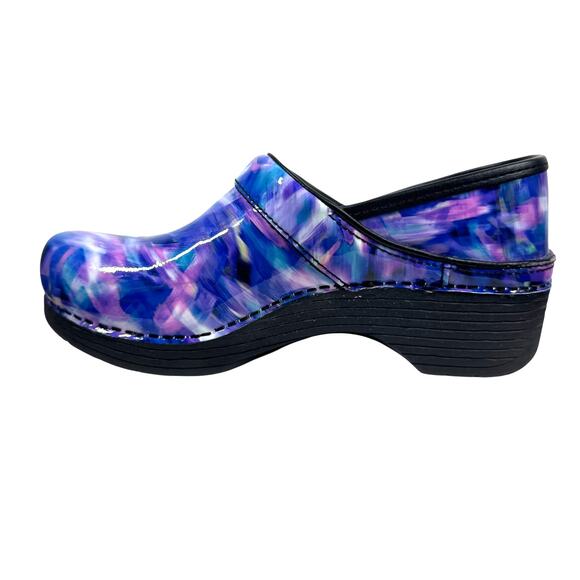 Dansko | Shoes | Dansko Lt Pro Shoe Women 37 Slipon Clogs Blue Crush ...